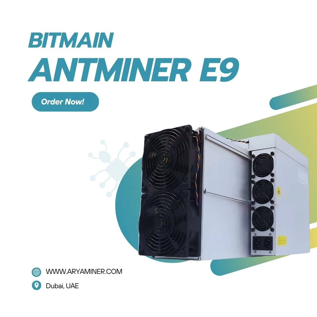 Buy Antminer E9 by Bitmain - High-Performance | 2.4 GH/s — Aryaminer