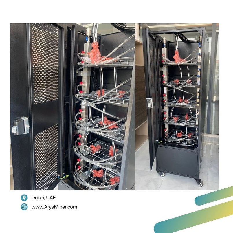 Hydro cooling cabinet for whatsminer 10 units 16 units — Aryaminer